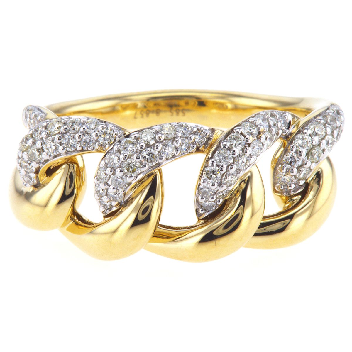 Facet Barcelona Diamond Chain Ring – The Gem Lab