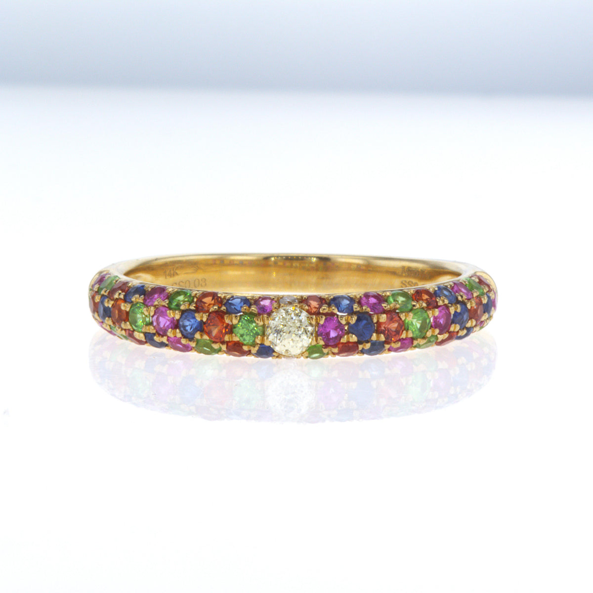 Crown of Light Berry Ring (Sz 7) - 0.08ct Diamond – The Gem Lab
